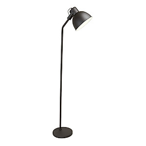 Newhouse Lighting NHFL-VE-BK Vesper Modern Floor Lamp with LED Bulb Included, Black