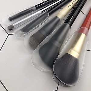 6Pcs Make Up Cosmetic Brushes Guards Protectors Cover Dustproof Portable Makeup Brush Bristles Protective Cover