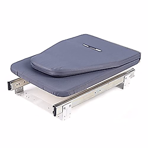 YIPONYT Ironing Board Retractable Ironing Board Closet Folding 180° Rotation Pull-Out Stow Away Easy to Install Gray