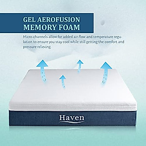 California King Cool Gel Memory Foam Mattress, 12 Inch Bed in A Box, CertiPUR-US Certified Mattress Made in USA, Breathable Medium Mattress