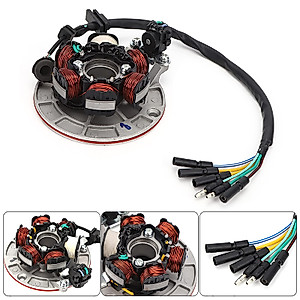 Acouto Magneto Stator Plate Ignition Stator Magneto Plate Magneto Stator Replace Fit for LIFAN YX 140cc Kick Start Engine PIT PRO Trail Dirt Bike