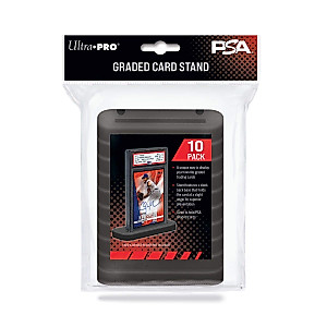 Ultra Pro Pack of 10 PPE Rating Card Stands - Display Your Top, Favourite or Most Valuable Card in Style to All Your Friends and Family