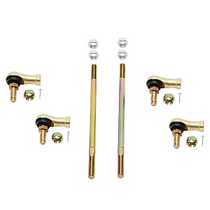 Tie Rod End Kit, Compatible With 2000-2012 Yamaha Big Bear 400, 2003-2006 Kodiak 400/450, 07-12 Grizzly 350/400 / 450, 04-06 Bruin 350, 06-10 Wolverine 350/450 Ball Joint Set ATV UTV Accessories