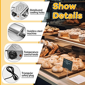 VIHOSE 36 Inches Food Strip Heater Electric Restaurant Food Heat Lamp 920w, 110v Temperature Adjustable Strip Warmer Food Heat Light for Food Warming Service Buffet Catering Commercial Kitchen