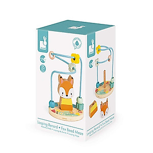 Janod Pure Fox Bead Maze - 12+ Months - J05151