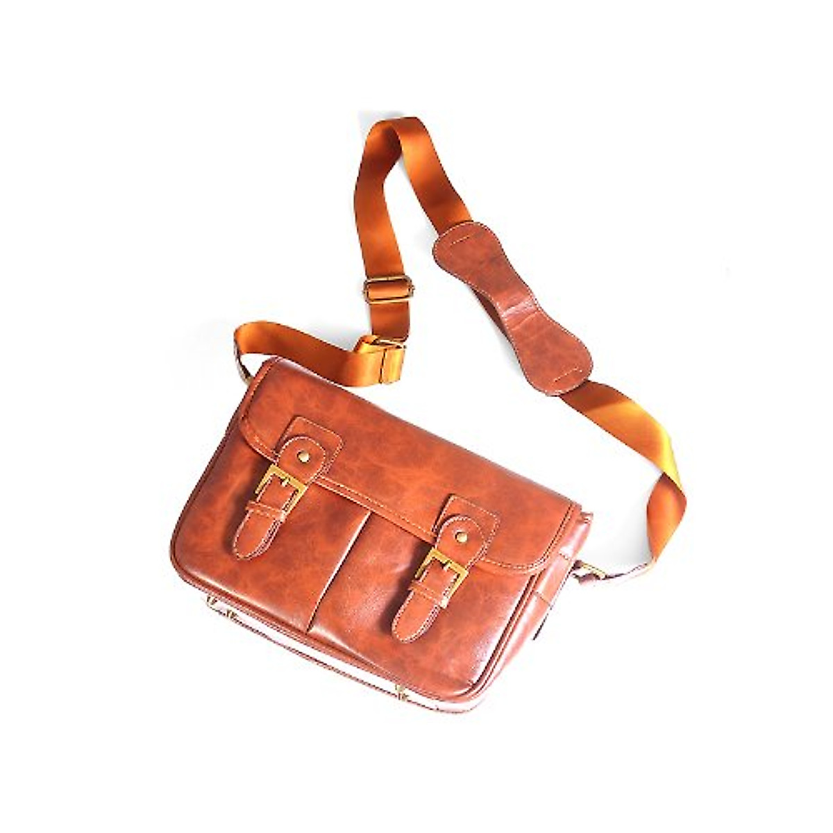 Retro Waterproof Messenger Bag Cross Body Shoulder Bag Photography PU Leather Bag for DSLR SLR Camera Canon Sony Nikon Canon Olympus - Brown