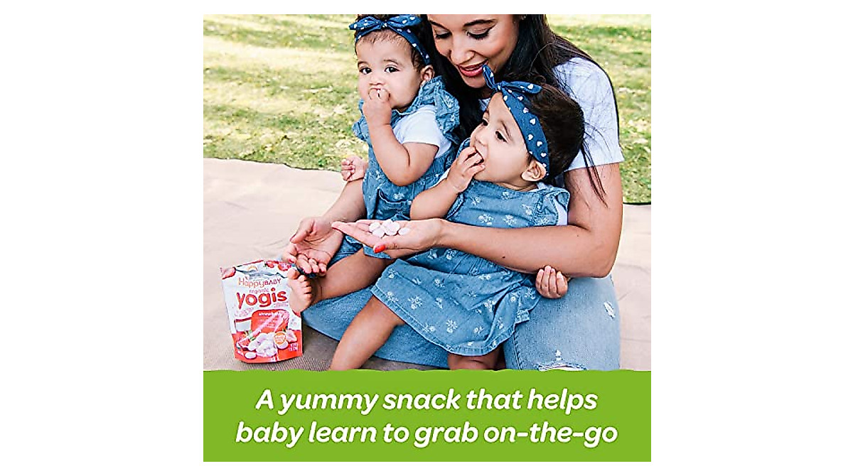 Happy Baby Organic Yogis Snacks – Healthy Freeze-Dried Yogurt & Fruit