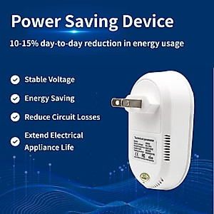 Pro Power Saver,Power Saver Electricity Saving Device Save Electricity,Electric Power Saver Device,Power Saver Energy Saver for Home Pro Fessional Electricity Saving Box Us Plug 90v-250v 30kw