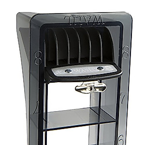 Wahl Professional Premium Black Cutting Guides #3171-500 - 1/8" to 1" - Fits All Full Size Wahl Clippers (Excludes Detachable Blade Clippers) 8 Pack