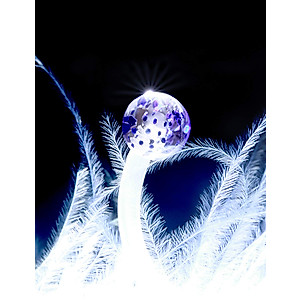 Oufksiyy 48PCS 14G Tongue Rings Glitter Bioflex Flexible Acrylic Curved Barbell Snake Eyes Tongue Nipple Ring Body Piercing Jewelry Retainer for Women Glow in The Dark Bridge Tongue Rings