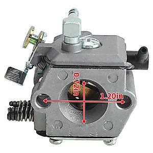 AUTOKAY WT-16B Carburetor Tune-Up Kits for Stihl 028 028AV 028 AV Super Wood Boss Chainsaw Replaces Stihl 1118 120 0600 1118 120 0601, for Walbro WT-16B Tillotson HU-40