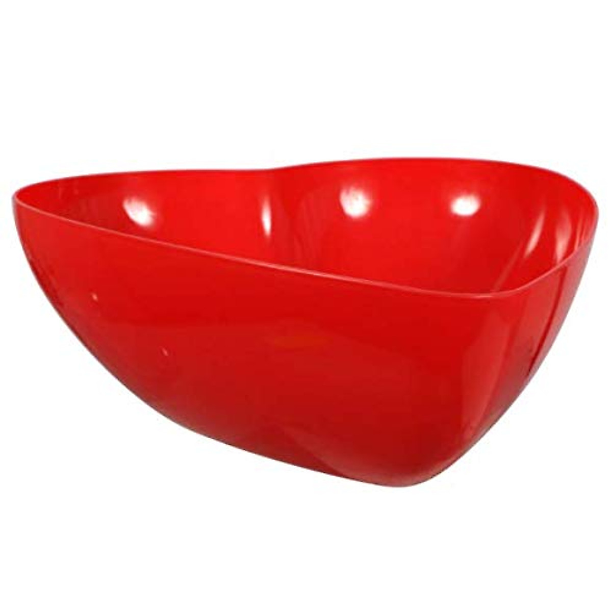 Red Valentine Heart-Shaped Deep Bowl