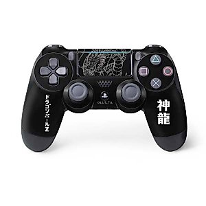 Skinit Decal Gaming Skin Compatible with PS4 Pro/Slim Controller - Officially Licensed Dragon Ball Z Negative Shenron Design