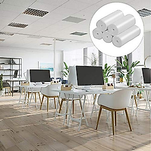 8 Gallon Compostable Trash Bags Inwaysin Tall Kitchen Garbage Bags Recycling Unscented Strong Wastebasket Bin Liners Medium Trash Can Liners for Bathroom,Bedroom,Office,Car (White)