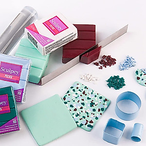 Sculpey Premo Polymer Oven-Bake Clay, Forest Green, Non Toxic, 2 oz. bar