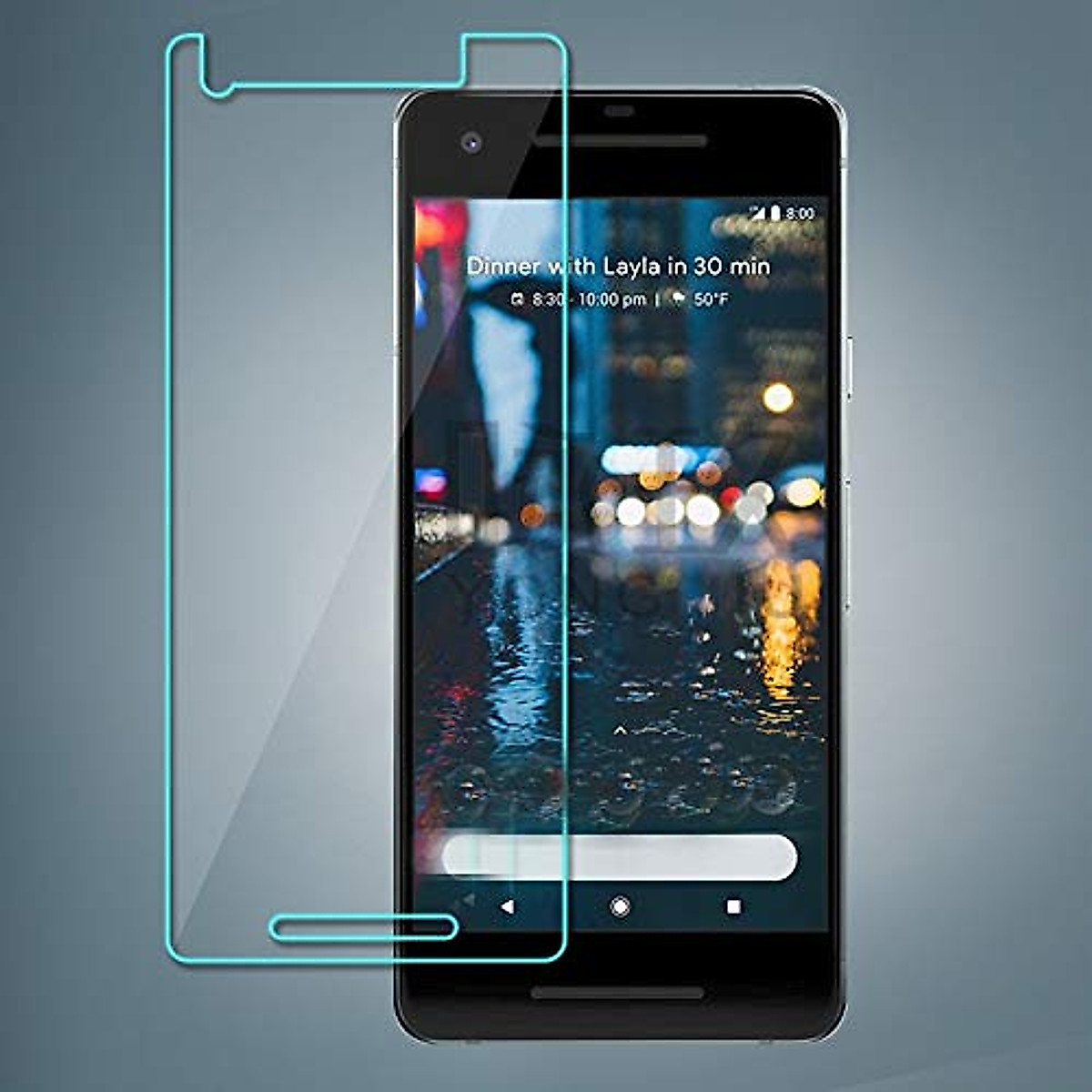 for Google Pixel 2 Clear Screen Protector - [2Pack] HD Stronger Screen Protector Tempered Glass for Google Pixel 2 PHONE