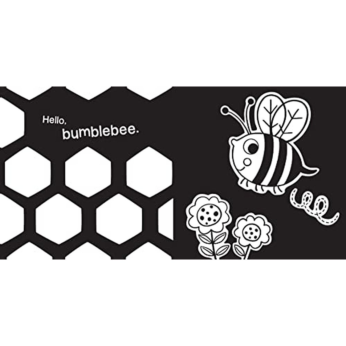 Hello, Garden Bugs: A High-Contrast Board Book that Helps Visual Development in Newborns and Babies (High-Contrast Books)