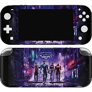 Skinit Decal Gaming Skin Compatible with Nintendo Switch Lite - Officially Licensed DC Comics Gotham Knights Characters Design