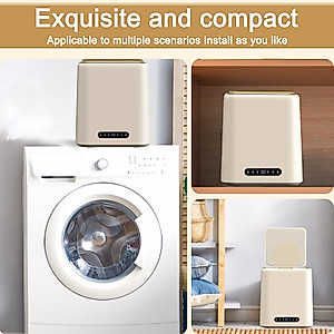 Ponzyeet automatic underwear washing machine,8Lmini washing machine, stainless steel bucket, socks, bra, underwear independent deep cleaning.