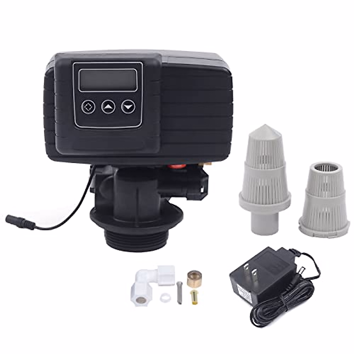 5600xstst Digital Control Valve for Water Softeners 110V 3W, Time Control Head Replacement Softener Valve Backwash Head for Water Filter Softener R-esin Tank