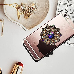 onomarket : ONO Jewerly Grip & Stand for Phones and Tablets -Daisy Flower Gold AB Cubic Grip