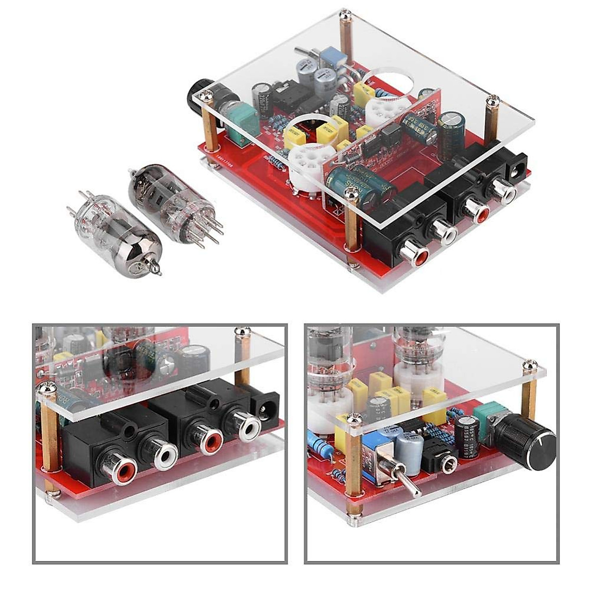 Socobeta Preamplifier Preamp Tube Board DIY Kit 6J1 Preamp Tube Board Preamplifier Headphone Amplifier