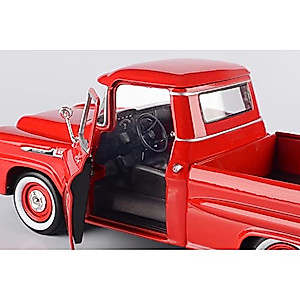 Motor Max 1:24 W/B American Classics 1958 Chevrolet Apache Fleet Side Pickup Diecast Truck