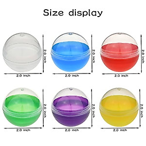 CooShou 6Pcs Lizard Bearded Dragon Feeding Toys Ball Reptile Food Toys Ball Lizard Interactive Toys for Bearded Dragon, Lizard, Gecko and Small Animals