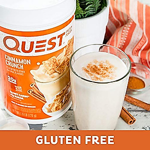 Quest Nutrition Cinnamon Crunch Protein Powder, High Protein, Low Carb, Gluten /Soy Free, 25.6 Ounce (Pack of 1)