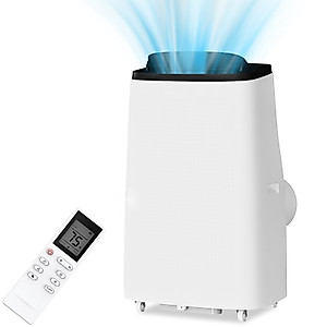 GAOMON Portable Air Conditioners, 14,000btus Portable AC for Room up to 700 Sq. Ft. with Remote Control, 24H Timer, 4-in-1 Air Conditioner with Cool, Fan and Dehumidifier