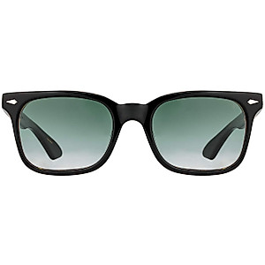 AO Tournament Sunglasses - Black Tortoise - SunVogue Green Gradient AOLite Nylon Lenses - 52-20-145