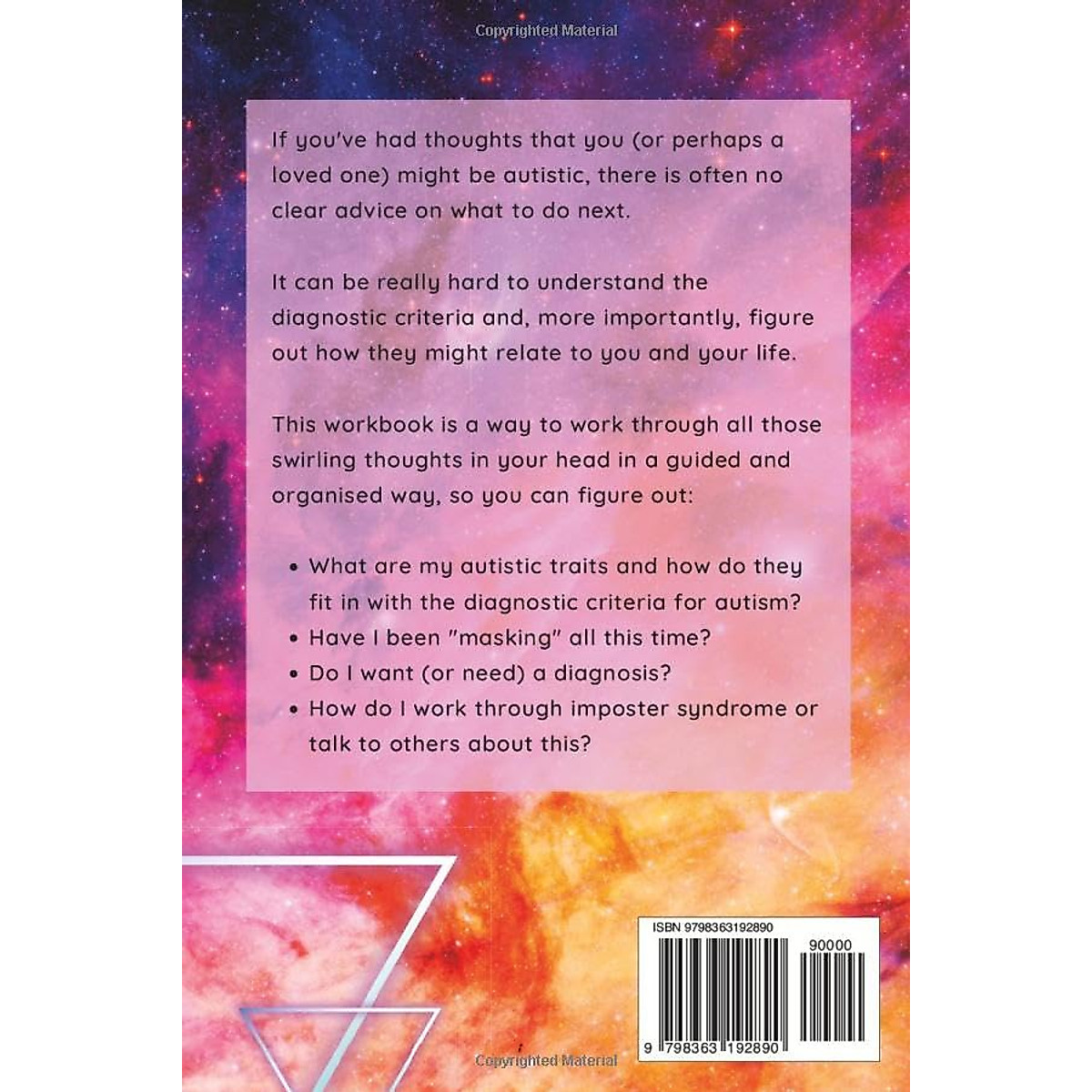 So you think you're autistic: A workbook for the confused person who's just trying to figure things out