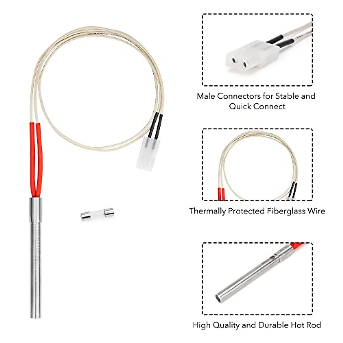 Stanbroil Replacement Hot Rod Ignitor Kit for Traeger Wood Pellet Grills