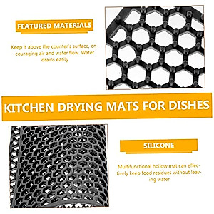 Silicone Table mat Under Sink Organizers and Storage Kitchen Sink Accessories countertop Under Sink mat Kitchen Sink mats Under Sink Storage placemat Silica Gel Pot Rack Dishes