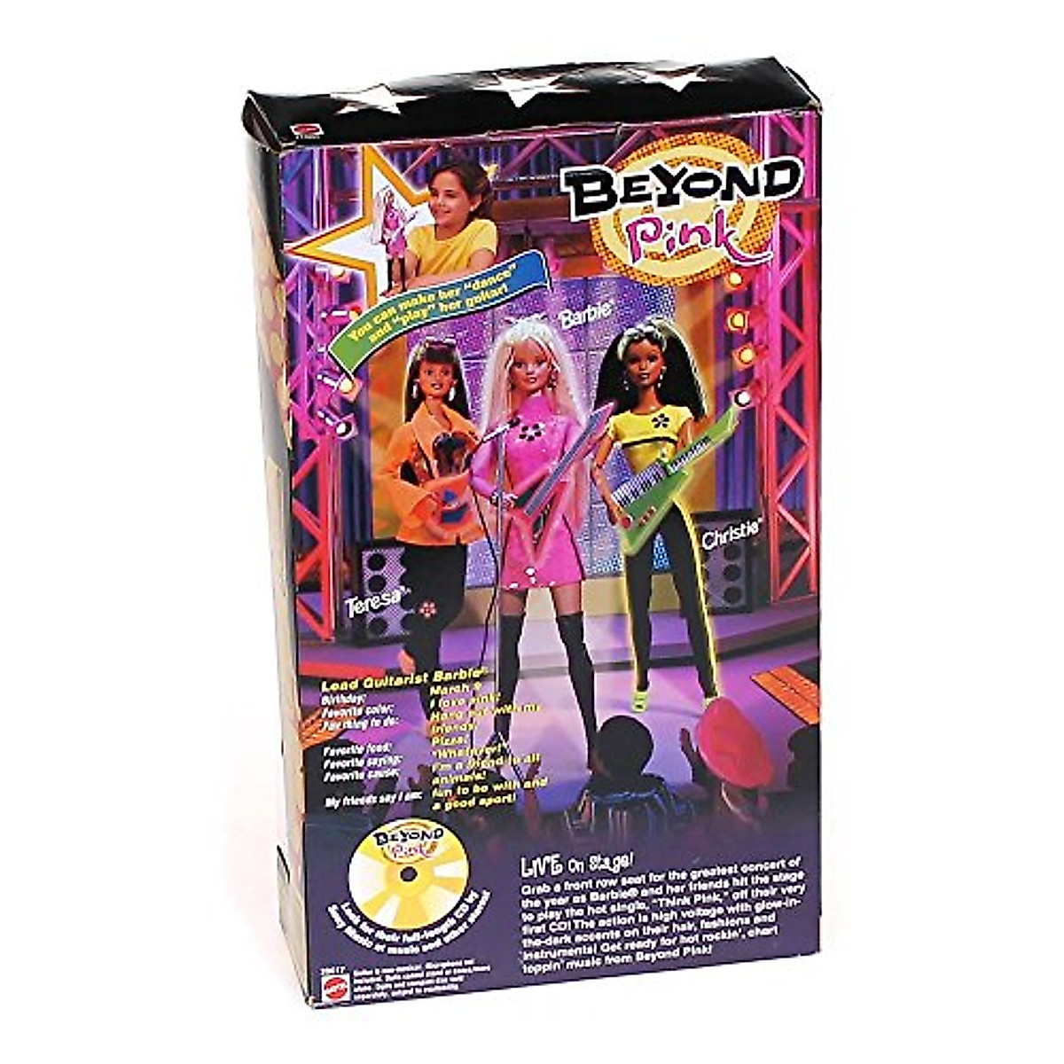 Barbie Beyond Pink Doll & Song! - Make Barbie Dance & Play Guitar (1998)