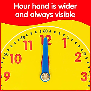 Learning ADVANTAGE-25615 edx Education Write-On/Wipe-Off Clock Dials - Set of 5