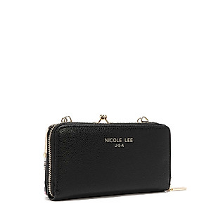 Nicole Lee Signature Kiss Lock Crossbody Wallet (JOURNEY OF STEPHANIE)