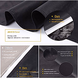 Jiesuo Cover for Large Big Green Egg, Grill Accessories for Large Big Green Egg, Heavy Duty Waterproof Grill Cover