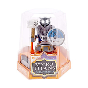 HEXBUG Micro Titans Viking Single, Toys for Kids, Remote Controlled Robot Battle (Blue)