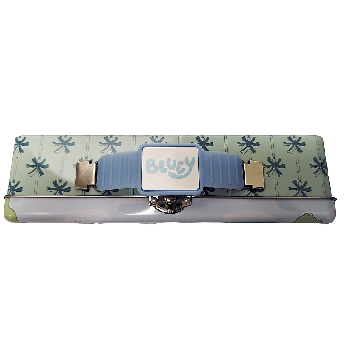 The Tin Box Company Bluey Pencil Box with Handle Clasp & Hinge, Model: 479407-12