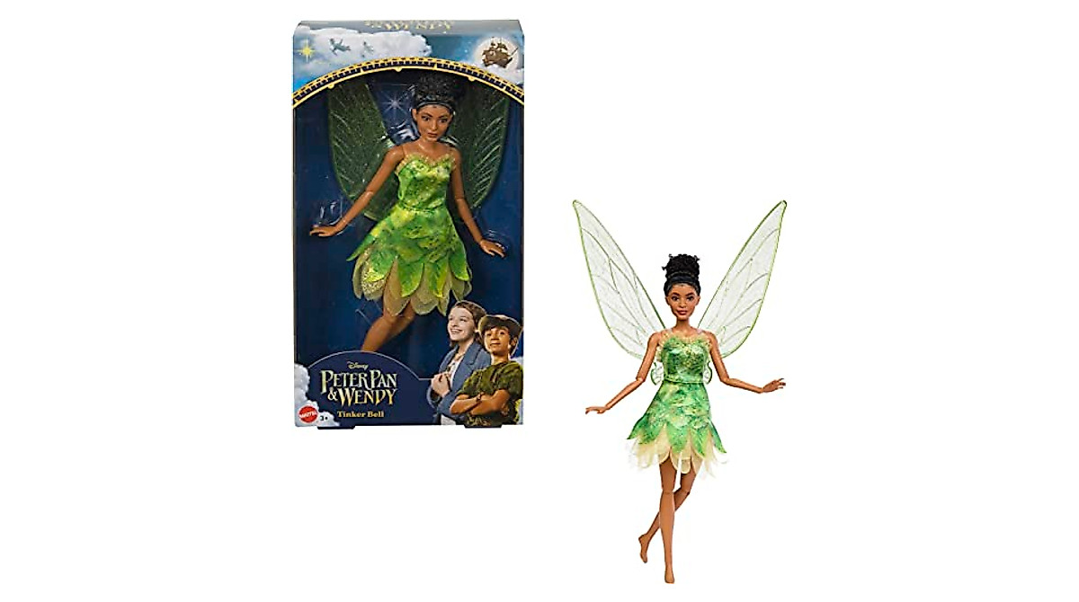 Disney Peter Pan & Wendy Tinker Bell Fairy Doll - Posable Toy