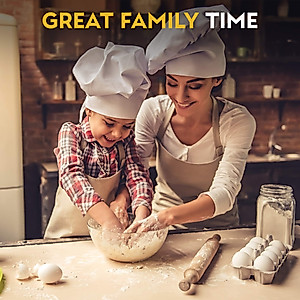 Banneton Bread Proofing Basket By Caesar Bread, 10 Inch Oval Sourdough Brotform For Rising Dough Set, Include Cloth Liner, Scraper, Bread Lame, Brush & Recipe Book For Beginners & Professional Bakers