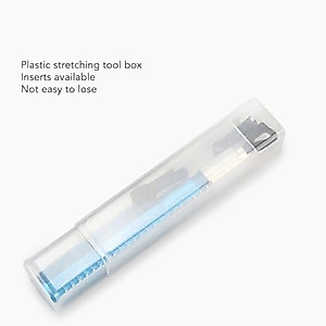 2 Set Floor Skiving Knife with Aluminum Alloy Handle PVC Plastic Skiving Knife 4Pcs HSS Blades PVC Flooring Corners Trimming Tool