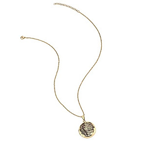 UTHOSMDO Be Strong Lion Bible Cover - Joshua 1:9, That Can Holds Pictures, Engraved English Bible Lords Necklace (Gold)