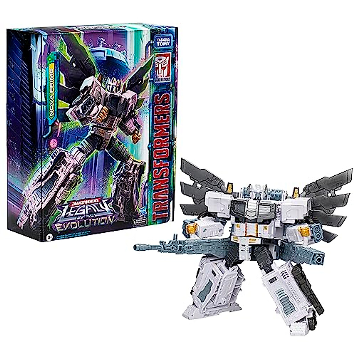 Transformers Toys Legacy Evolution Leader Class Nova Prime Toy, 7-inch, Action Figures for Boys and Girls Ages 8 and Up (Amazon Exclusive)