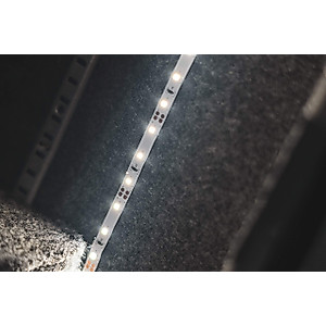 Lockdown LED Vault Tape Light with Motion Activation Length Adjustment 3M Adhesive and Wall Plug for Convenient Gun Safe Lighting and Organization