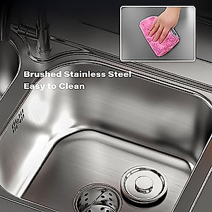 Outdoor Freestanding Stainless Steel Sink, Commercial Restaurant Kitchen Sink, Workbench Sink for Cafe Bar Hotel Garage Laundry Room Sturdy and Stable Easy to Assemble (Size : 47")