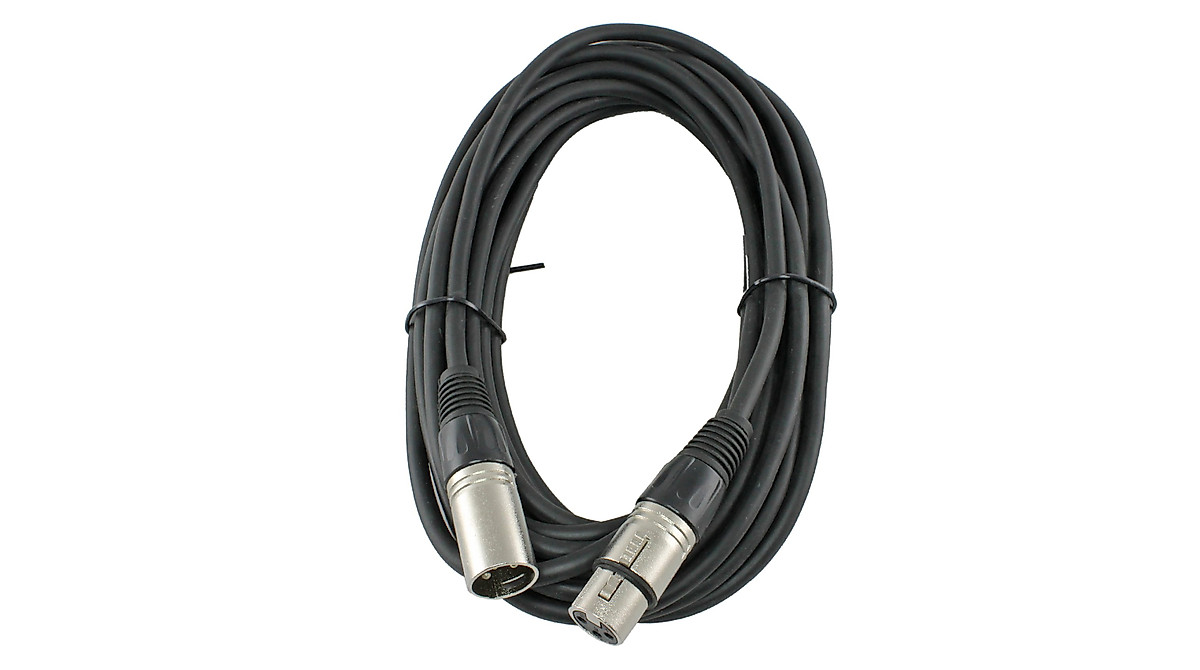 High-Quality 25FT XLR Audio Cable - 10 Pack