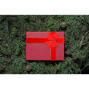 Burgundy Red Velvet Ribbons for Crafting, Valentines Wired Edge Ribbons Birthday Anniversary Ribbon Bows Wedding Craft Ribbons for Gift Wrapping Decorations Supplies