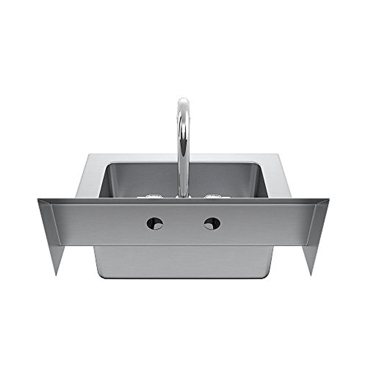 Elkay EHS-18X Hand Sink, 18X15 OA, 14X10X5 Bowl, Faucet, 18 GA 300 Series SS, NSF